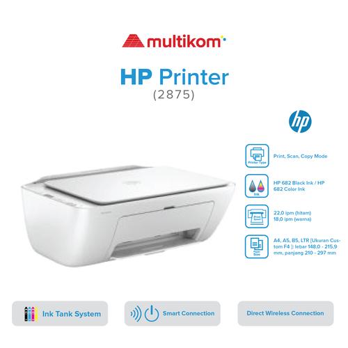 Promo Printer HP 2875 Ink Advantage Deskjet All In One Wireless print ...