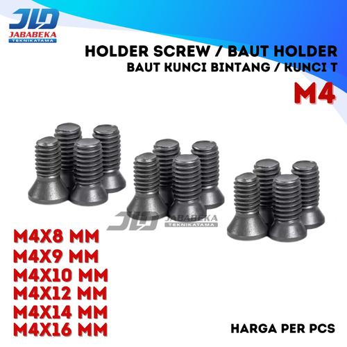 Jual Baut Holder M4x8 M4x9 M4x10 M4x12 M4x14 M4x16 Holder Screw M4 ...
