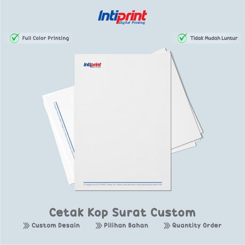 Jual Cetak Kop Surat Full Warna / Print Kop Surat Custom Bahan HVS ...