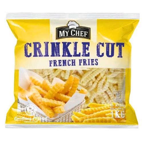 Jual My Chef Crinkle Cut Fries (Kentang Goreng Beku) 1Kg - Jakarta ...