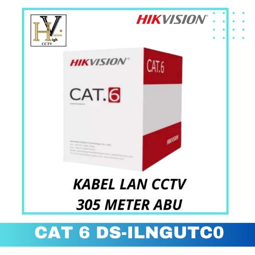 Jual KABEL CCTV LAN CAT 6 HIKVISION DS-ILNGUTC0 - ABU 305 METER - Kota ...