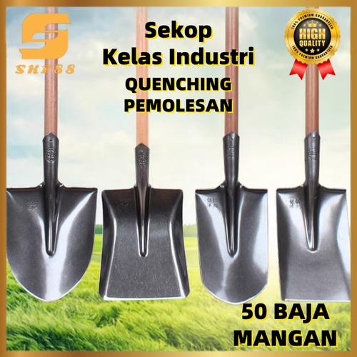 Jual Sekop pasir / Sekop Runcing / Sekop Persegi / Shovel Gagang Kayu ...