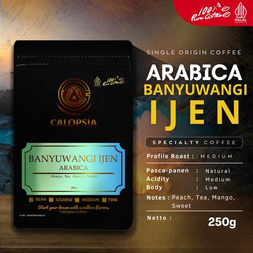 Promo CALOPSIA Kopi Ijen Blue Mountain Arabica Single Origin 250 Gram ...