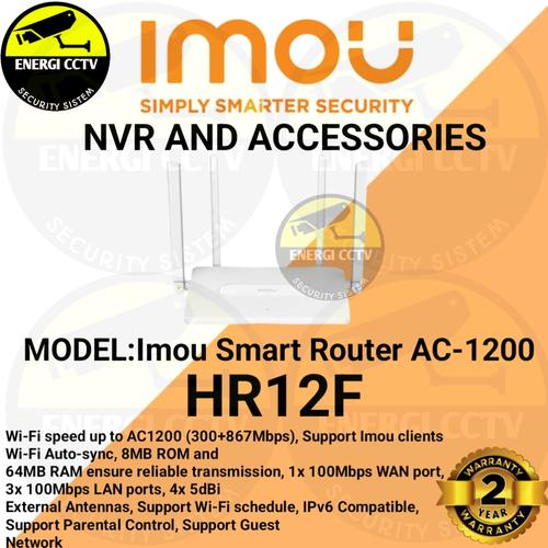 Jual SMART ROUTER AC-1200 IMOU / SMART ROUTER IMOU 1200Mbps - Jakarta ...