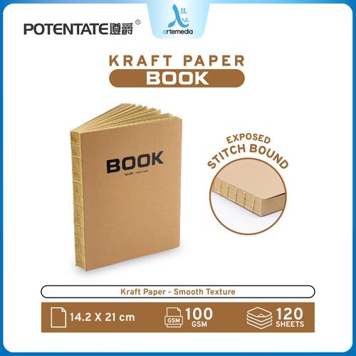 Jual Buku Sketsa Potentate Craft Paper 14,2x21cm Exposed Bound ...