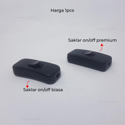 Jual Saklar on off hitam Switch biasa premium tombol 1 lampu - Saklar ...