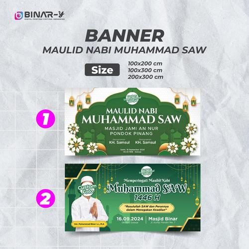 Jual Spanduk Banner Maulid Nabi Muhammad SAW - Jakarta Selatan - Binary ...