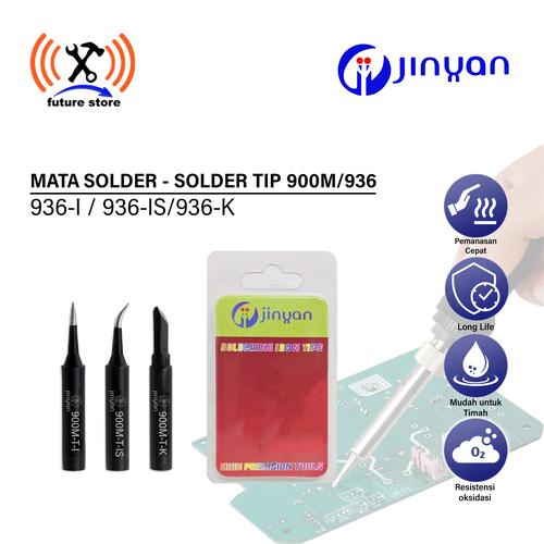 Promo Jinyan 900M/936 Mata solder Lurus Bengkok Pisau Solder tip ...