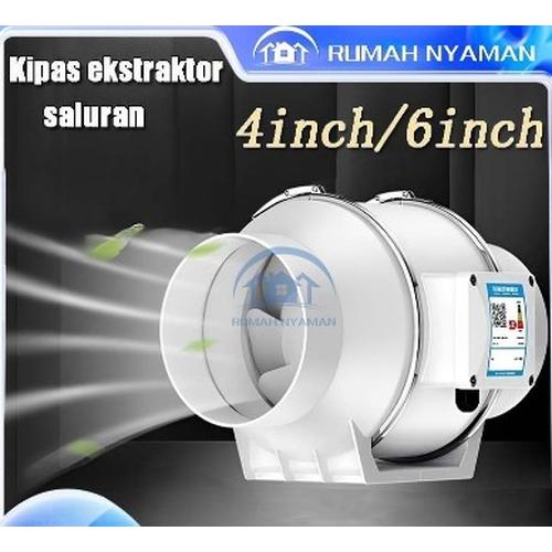 Jual Inline Duct Fan Pp Plastik 4" Hydroponic Fan/Mixed Flow/Extractor Fan - Kota Surabaya ...