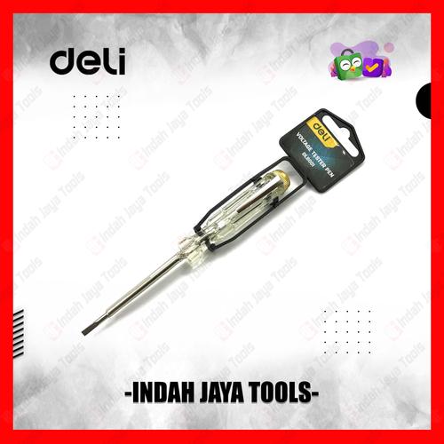 Jual DELI DL8001 Obeng Tespen Minus - Tester Test Pen Testpen Tes Pen ...