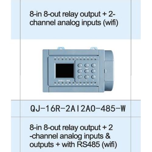 Jual PLC controller 8 in 8 out 2 analog input 2 analog out RS485 WIFI ...