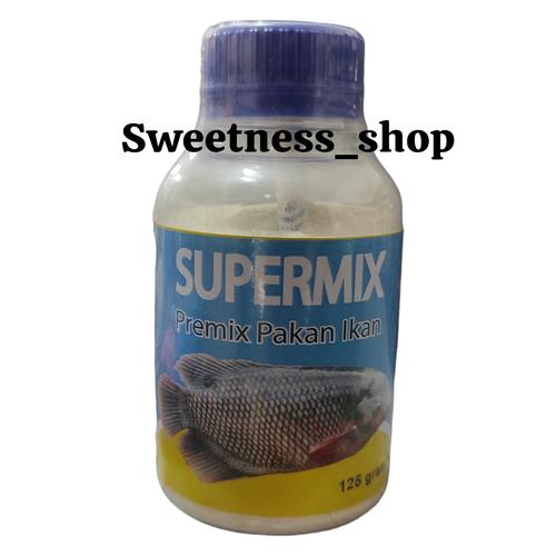 Jual Supermix Premix Pakan Ikan 125 gram Vitamin Asam Amino Mineral ...