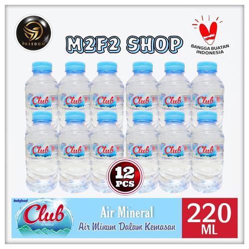 Jual Air Mineral Club Baby Mini Botol Plastik Pet - 220 ml (Harga 12 ...