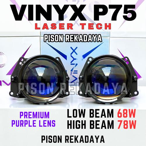 Promo Projector BILED P75 Proji Vinyx P75 3 inch Lampu Vinix Vynix LED ...