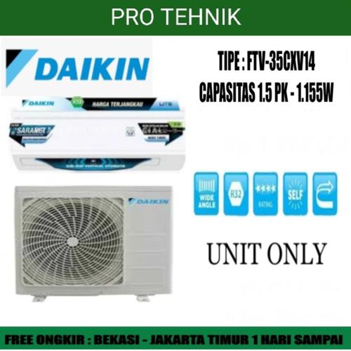 Jual AC SPLIT DAIKIN MALAYSIA FTV35CXV - 1.5PK HARGA UNIT ONLY - Kota ...