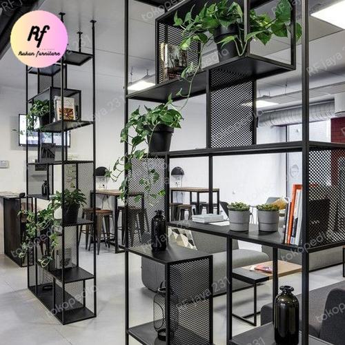 Jual penyekat ruangan besi dan ram / partisi ful besi kombinasi expanda ...