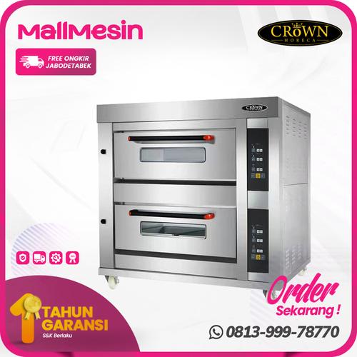 Jual Premium Gas Deck Oven Roti CROWN YXY-40AS | Kapasitas 2 Deck 4 ...