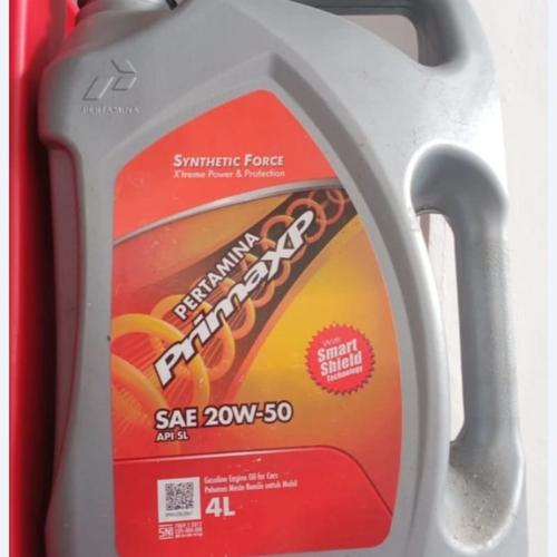 Jual Pertamina Oli SAE 20W-50 Prima XP kemasan 4 liter - Kota ...
