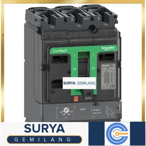 Jual SCHNEIDER MCCB NEW BARU 36KA NSX100F 3P 100A TMD C10F3TM100 ...