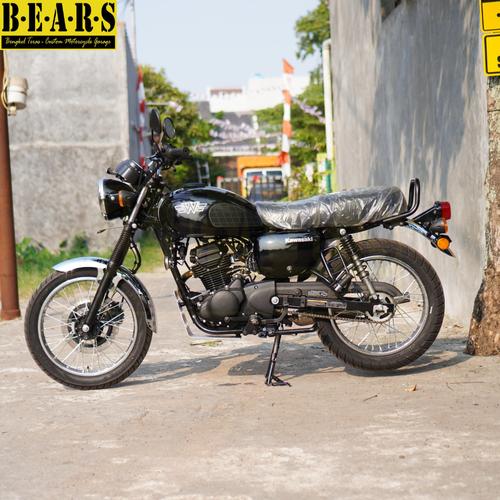 Jual Spakbor Custom Chrom Kawasaki W175 L Injeksi Pnp - Depan Belakang ...