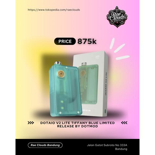 Jual dotAIO V2 Lite Tiffany Blue New Version by dotMod POD/MOD - Kota ...