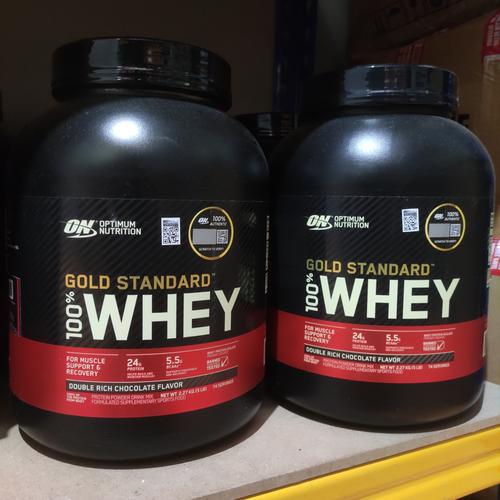 Jual Optimum nutrition Whey gold standard 5lbs 100% whey protein wgs 5lbs - pisang - Kota Batam ...