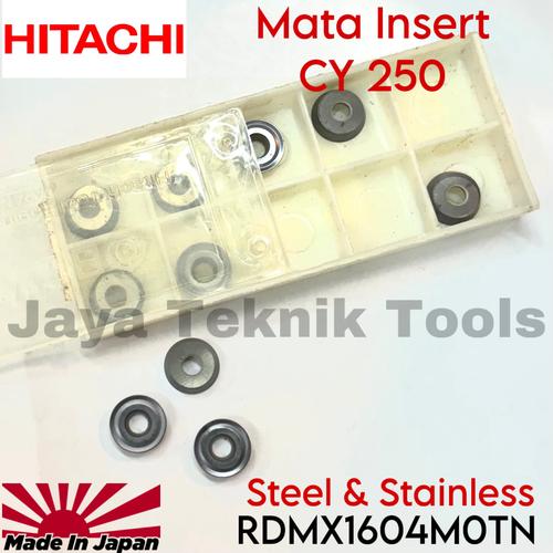Jual Mata Insert CY250 RDMX 1604 M0TN Hitachi Bubut Milling Bulat ...