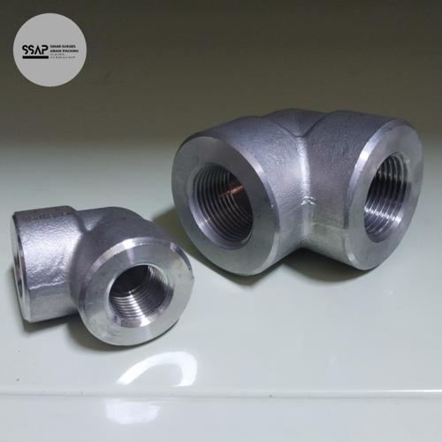 Jual Knee elbow besi class 3000 NPT drat 1/8" inch / Elbow carbon steel ...