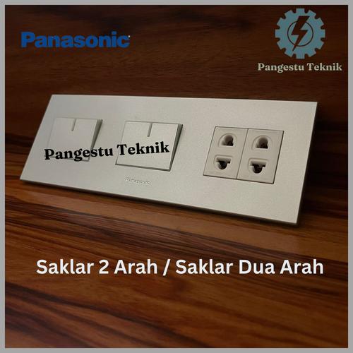 Jual Panasonic Double Saklar Besar Model Hotel (Saklar 2 Arah) + Double ...