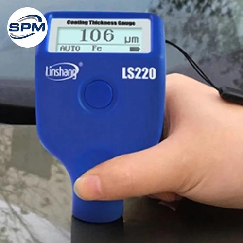 Jual LS220 Coating Thickness Gauge Test Non-Magnetic Non-Conductive Fe ...