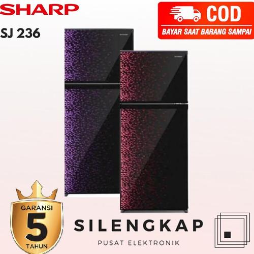 Jual Kulkas 2 Pintu Sharp 236 Mg Glossy Door Low Watt No Frost Shine ...