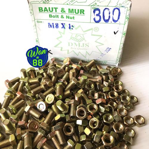 Jual Baut Mur Besi M8 x 15 / Baut Siku Lubang - Kota Surabaya - Wan ...