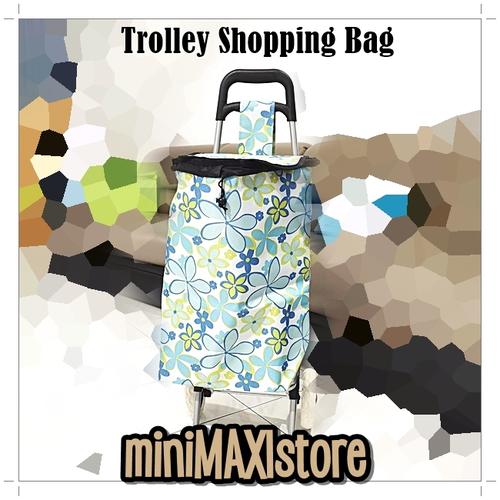 Jual Trolley Shopping Bag / Trolly Belanja Roda / Trolly Barang ...