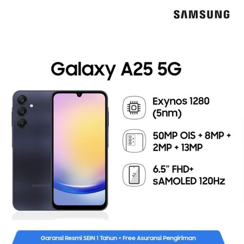 Jual SAMSUNG Galaxy A25 5G [8/128GB] Garansi Resmi - Black Hitam - Kota ...