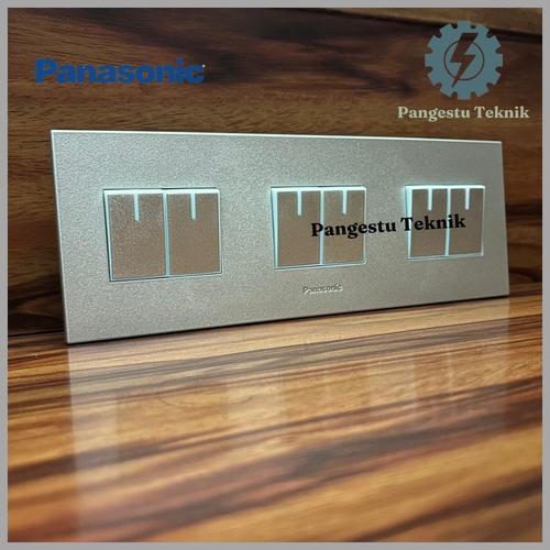 Jual Panasonic Style Triple Saklar Seri / Enam Saklar Tunggal (Tiga ...