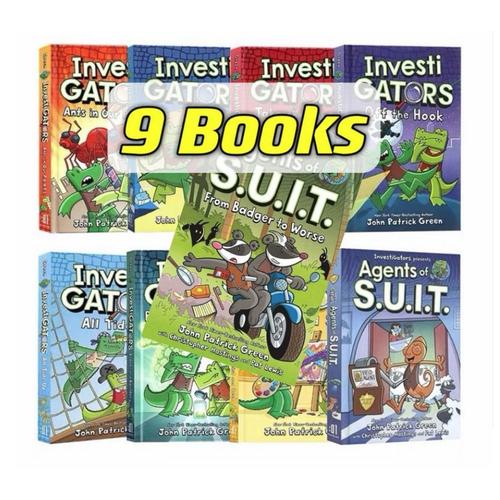 Jual Investigators set 7 Books Children Imported Full Color Comic Book ...