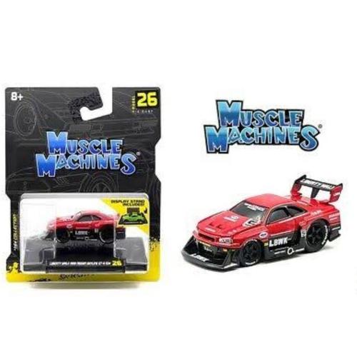 Jual Muscle Machines 1/64 Nissan 1999 Skyline Gtr R34 Super Silhouette ...
