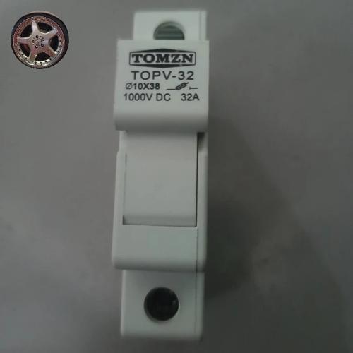 Jual fuse holder cartridge PV DC TOMZN SeanRo 1000vDC 30A 10x38 - new ...