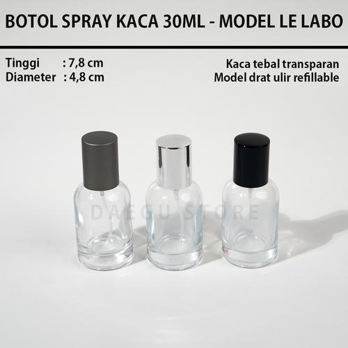 Jual Botol Parfum 30ml Spray Kaca Tebal - Refill Isi Ulang - Drat L ...