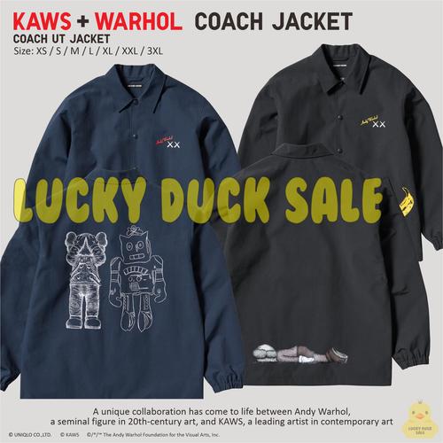 Promo UNIQLO Kaws + Warhol UT Coach Jacket Kaws Andy Warhol Jaket Hujan ...