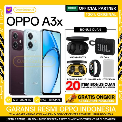 Promo OPPO A3X 6/128 OPPO A 3X 4/128 OPPO A3 X 4/64 GARANSI RESMI ...