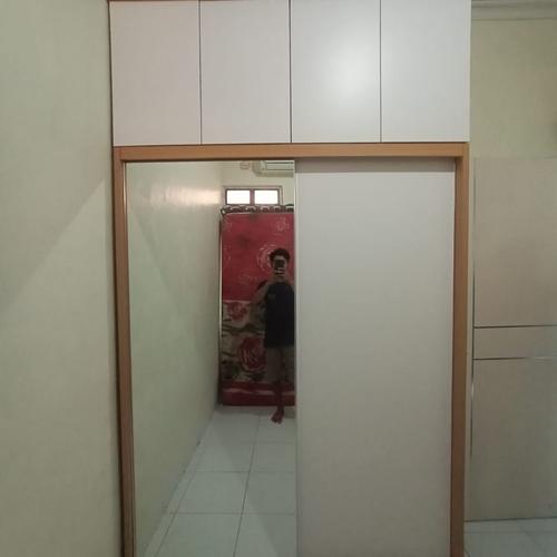 Jual LEMARI PAKAIAN SLIDING/LEMARI PAKAIAN SLEDING+KABINET ATAS/LEMARI PAKAIAN CUSTOM - Kota ...