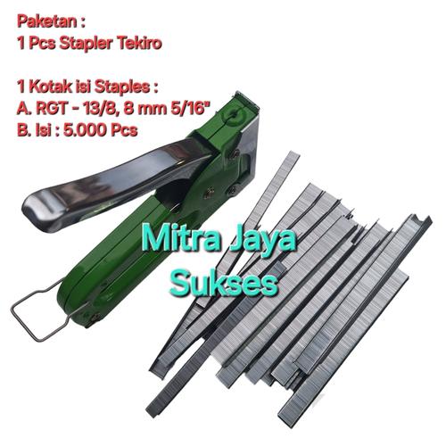 Jual Stapler Tembak Kangaro TS 610 R + Isi Staples Staples Jok Gun ...