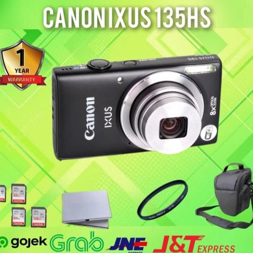 Jual Camera Canon Ixus 135 WiFi / Pocket Digital Kamera Wifi - WHITE ...