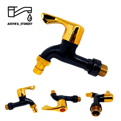 Jual KRAN DINDING TEMBOK TAMAN SELANG WUDHU / KRAN PVC DRAT KUNINGAN ...