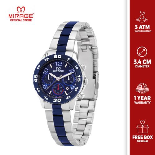 Promo Mirage Jam Tangan Analog Wanita Sporty Chrono Variasi Silver List ...