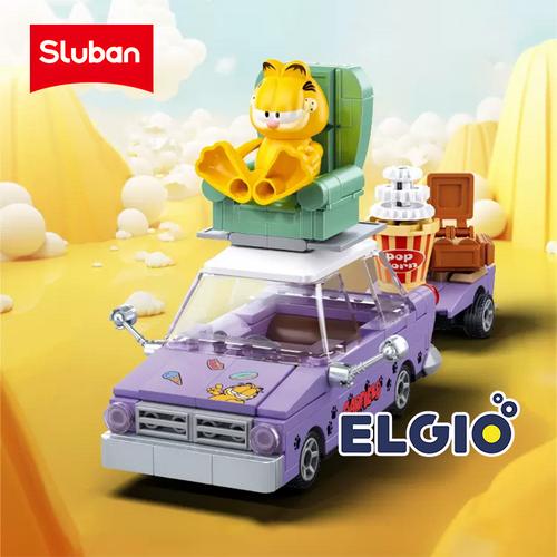 Jual Sluban Bricks Garfield Mobil Tow Truck Camping B1222 - Kota ...