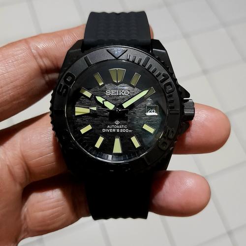 Jual seiko black samurai mod nh35 mod samurai premium mods build skx ...
