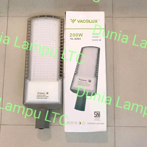 Jual Lampu jalan 200w LED lampu pju 200watt led Vacolux street light ...