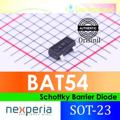 Jual BAT54 Schottky Barrier Diode L4 L4W SOT-23 Nexperia ORIGINAL - Kota Depok - Lisu ...